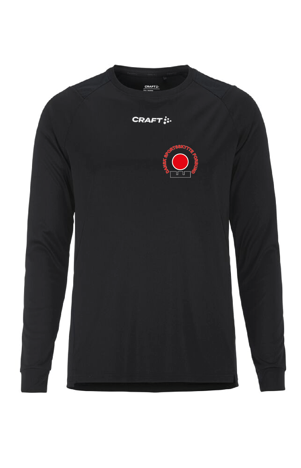 Langærmet funktionel bluse med DSF logo